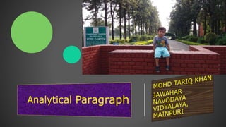 Analytical paragraph | PPT