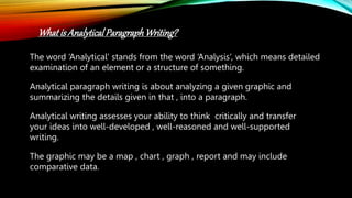 Analytical paragraph.pptx for exam preparation | PPT