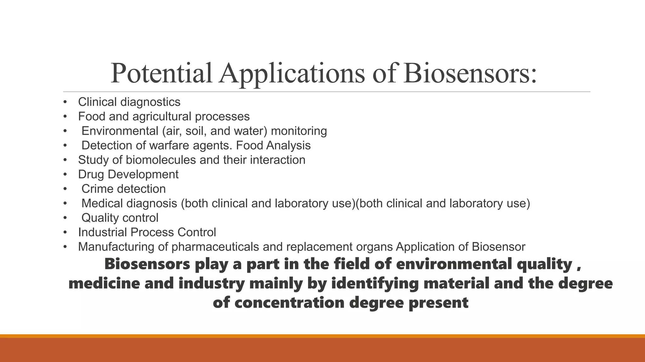 molecular selective electrode system and biosensors | PPT