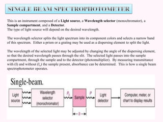 Spectrophotometry | PPTX