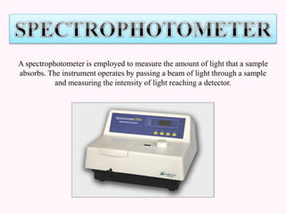 Spectrophotometry | PPTX