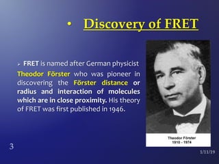 FRET, FRAP, TIFR MICROSCOPY | PPTX