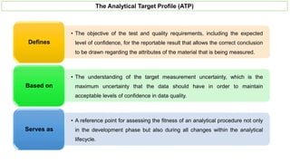 Analytical procedures life cycle management | PPTX