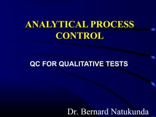 Analytical process control bernard - 11.07.12