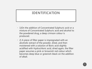 Analytical profiling of herbal drugs | PPTX