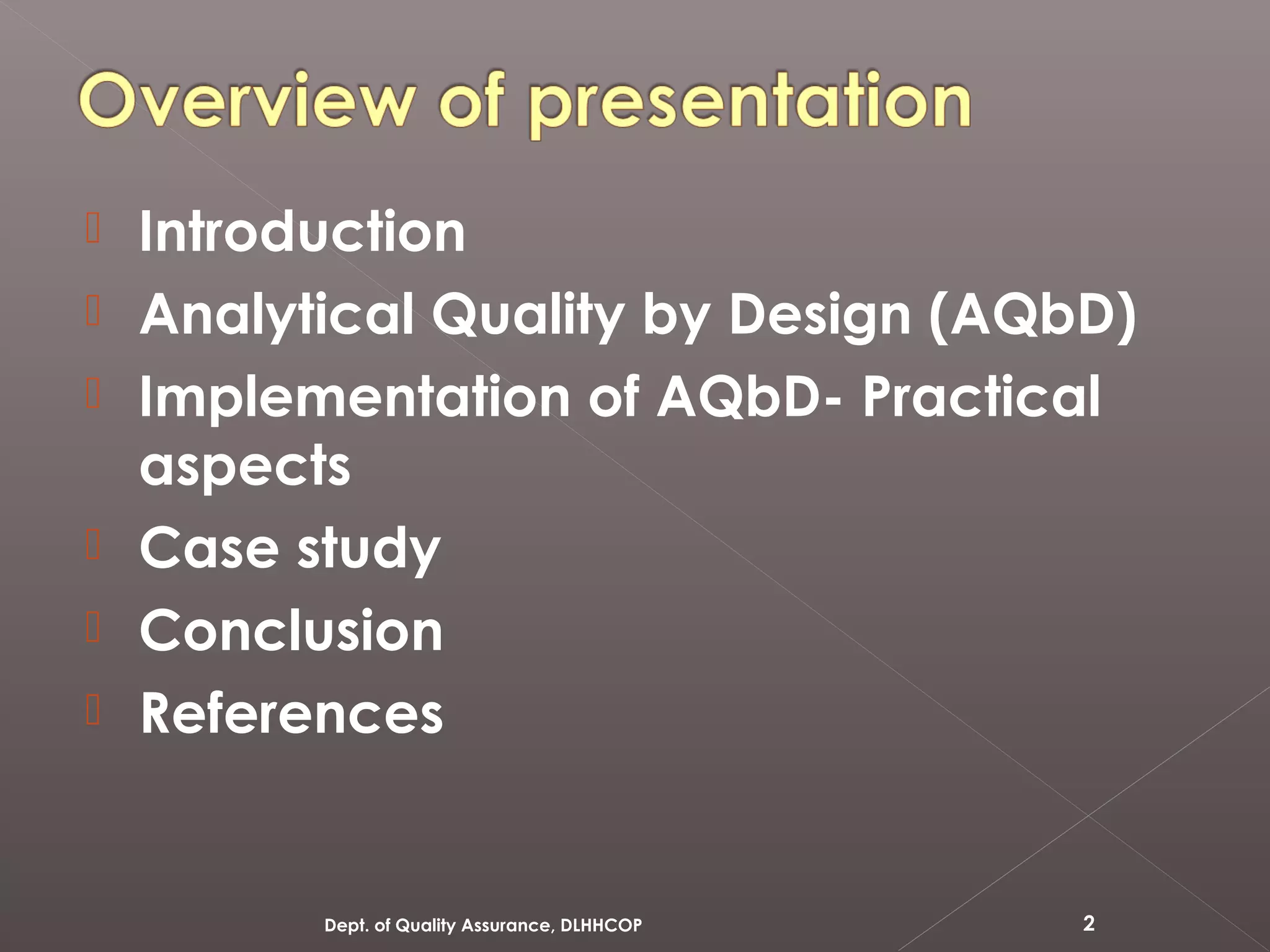 Analytical QbD | PPT