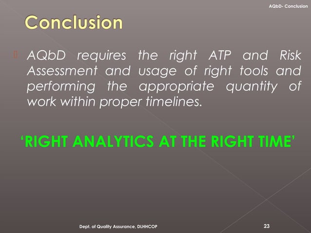 Analytical QbD | PPT