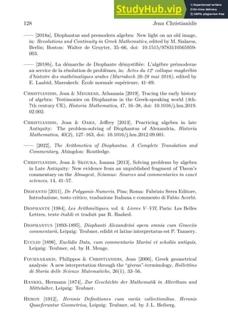 Analytical Reasoning and Problem-Solving in Diophantus s Arithmetica ...