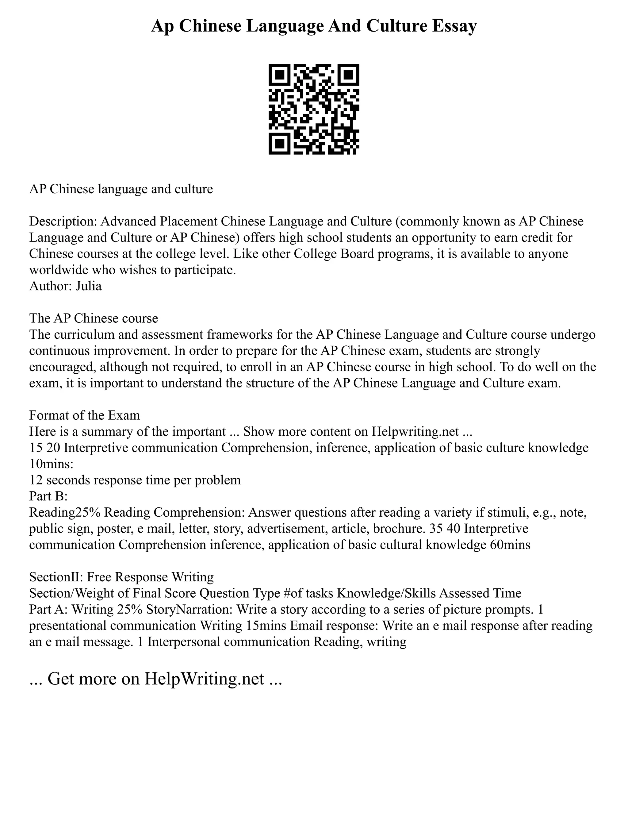 Analytical Response Paper Example. How To Write An | PDF