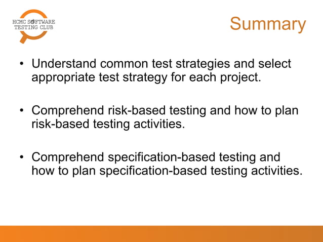 Analytical Risk-based and Specification-based Testing - Bui Duy Tam | PPT