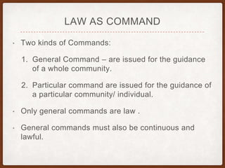 Analytical school of Jurisprudence | PPTX