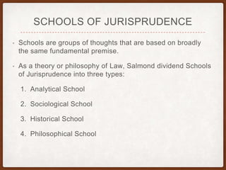 Analytical school of Jurisprudence | PPTX