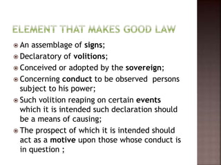 Analytical school of law | PPTX