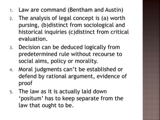 Analytical school of law | PPTX