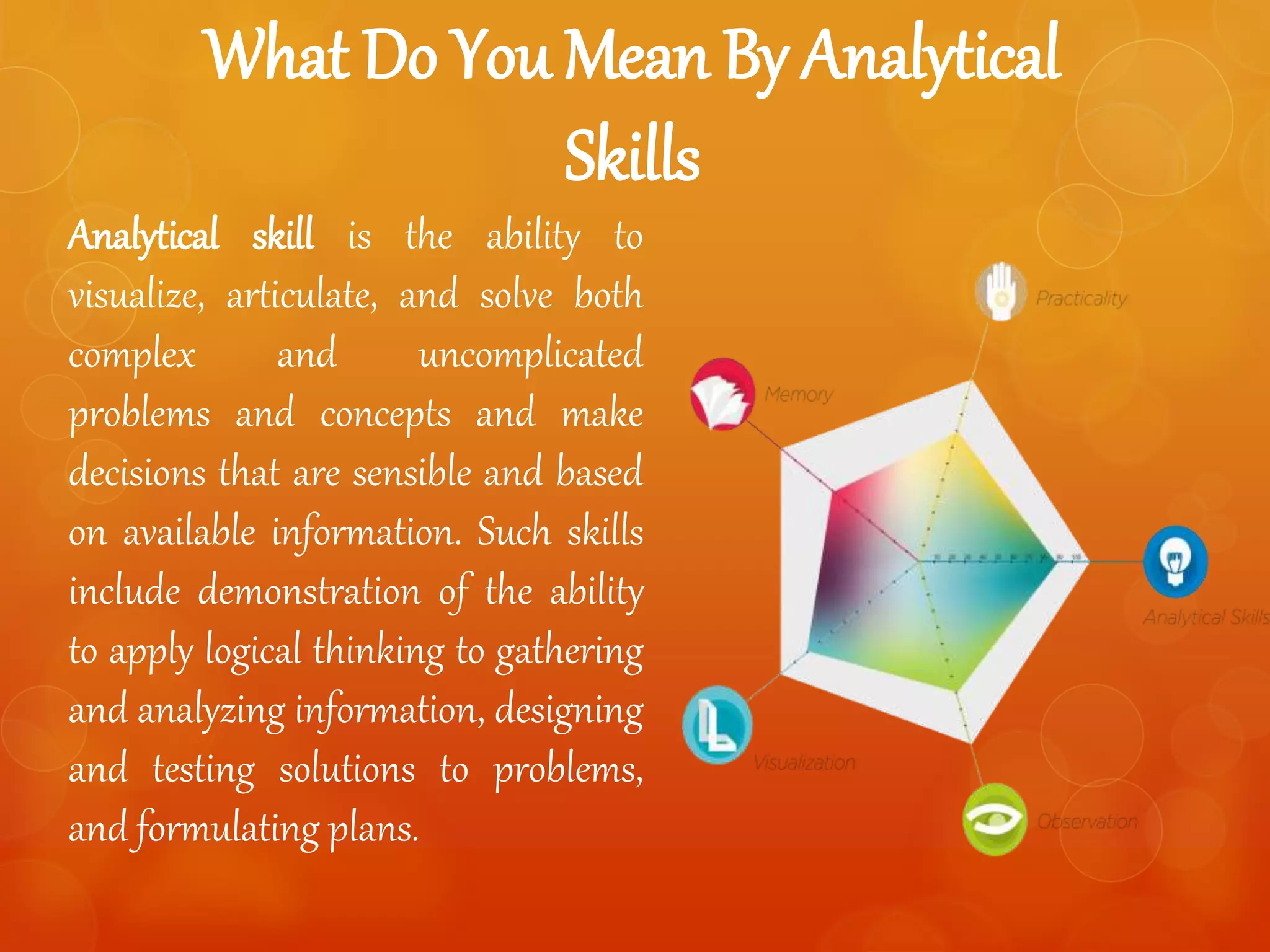 Analytical skills | PPTX