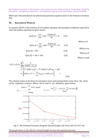 Analytical solution of 2d poisson’s equation using separation of variable method for fdsoi ...