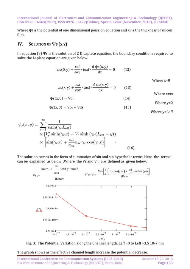 Analytical solution of 2d poisson’s equation using separation of ...