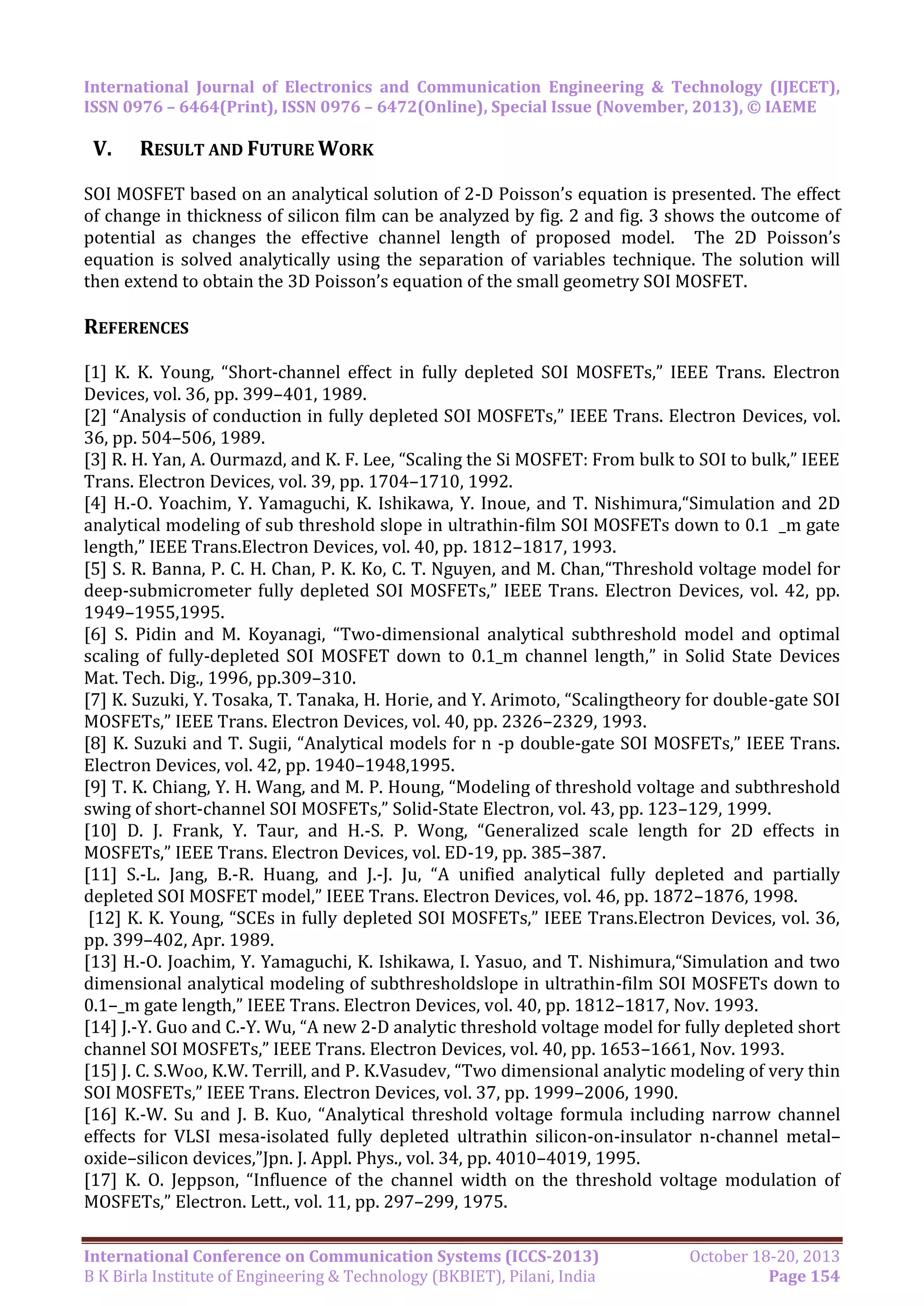 Analytical solution of 2d poisson’s equation using separation of ...