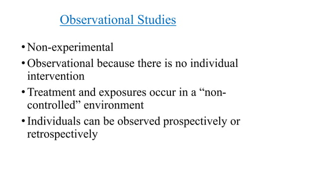 Analytical study designs.pptx | Diseases and Conditions | Medical Health