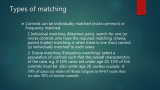 Analytical study designs case control study | PPT