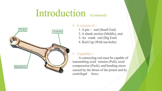 Analytical study of connecting rods | PPT