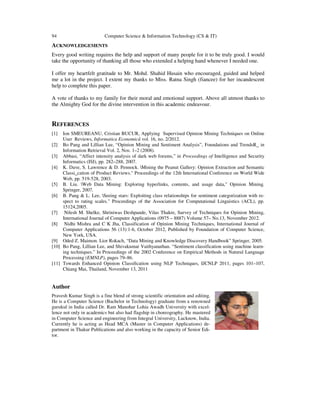 Analytical study of feature extraction techniques in opinion mining | PDF