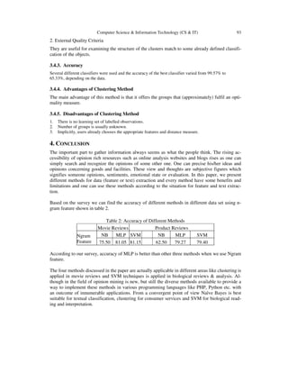 Analytical study of feature extraction techniques in opinion mining | PDF