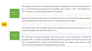 Analytical target profile 1 | PPTX