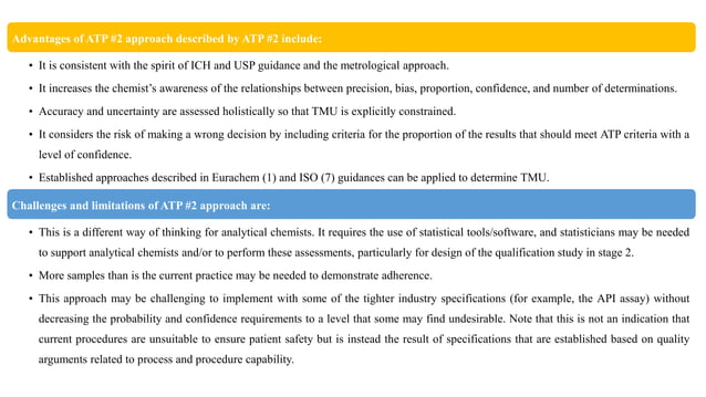 Analytical target profile 1 | PPTX | Pharmaceutical Industry | Industries