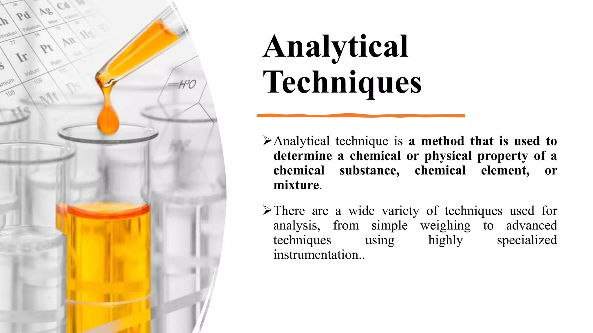 Analytical Techniques .pptx