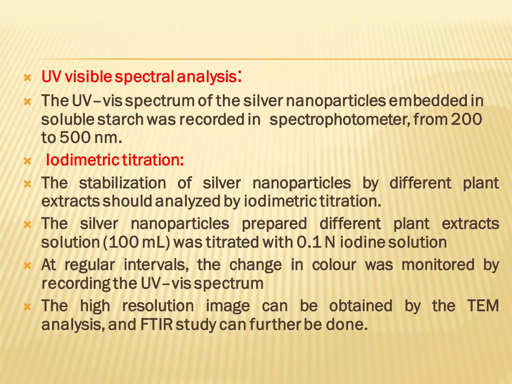 silver nano particles | PDF