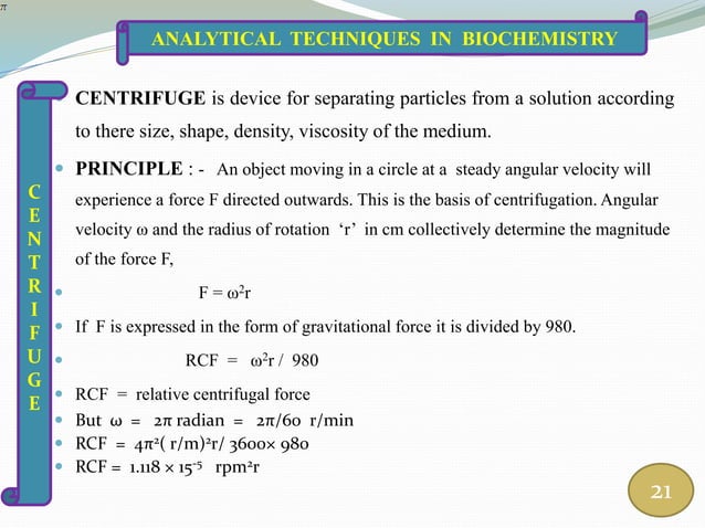 Analytical techniques ppt | PPTX | Chemistry | Science
