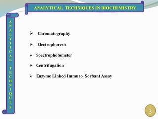 Analytical techniques ppt | PPTX