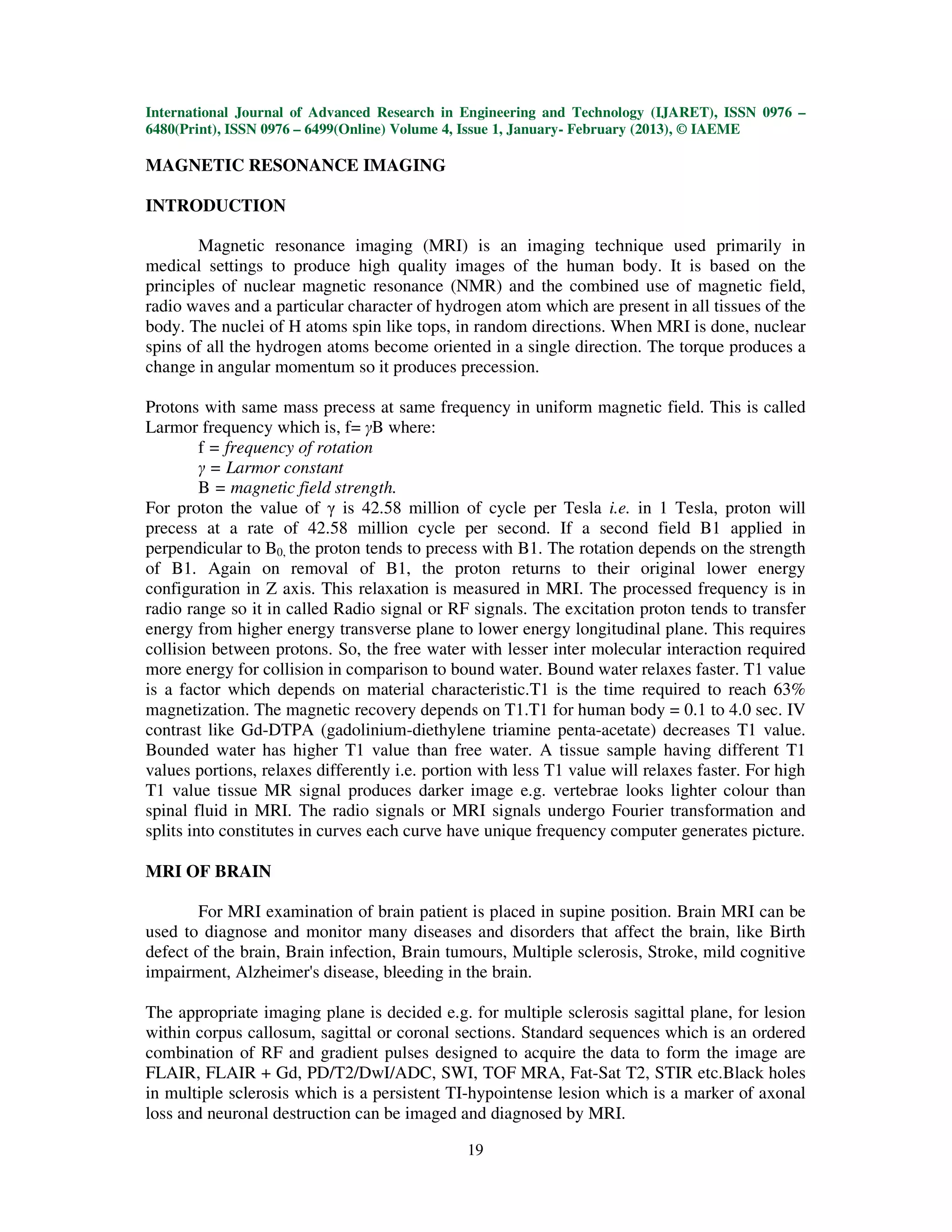 Analytical techniques used for disease diagnosis–invasive and non ...
