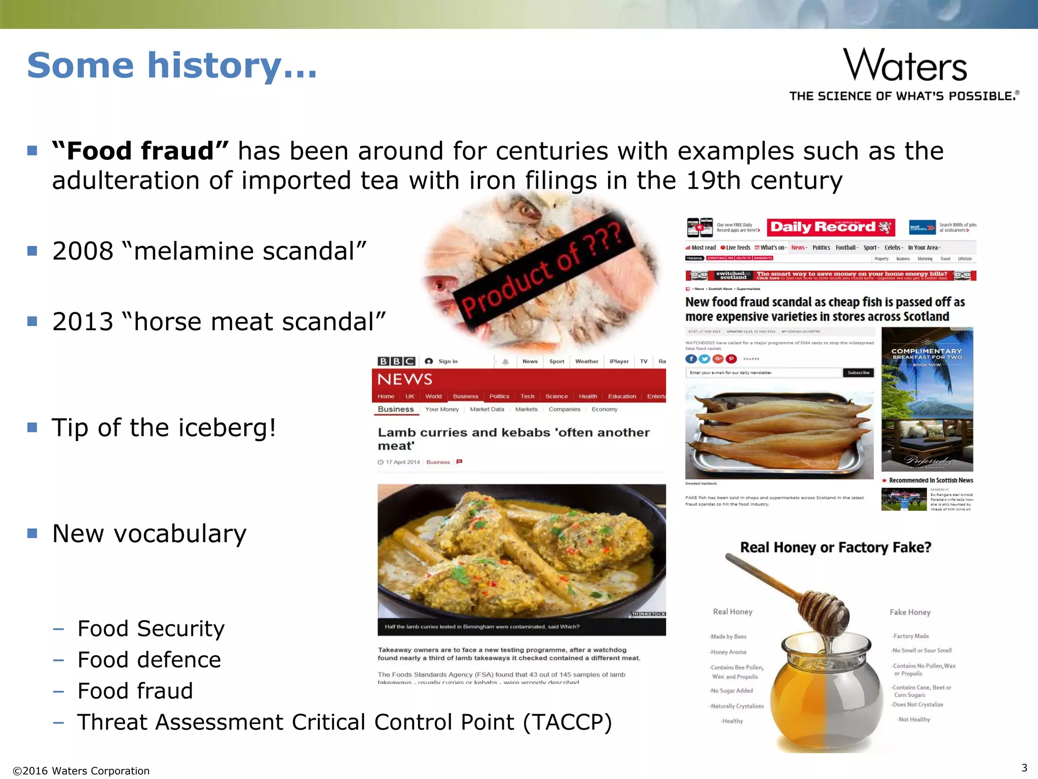 Analytical Technologies for the Identification of Food Fraud and ...
