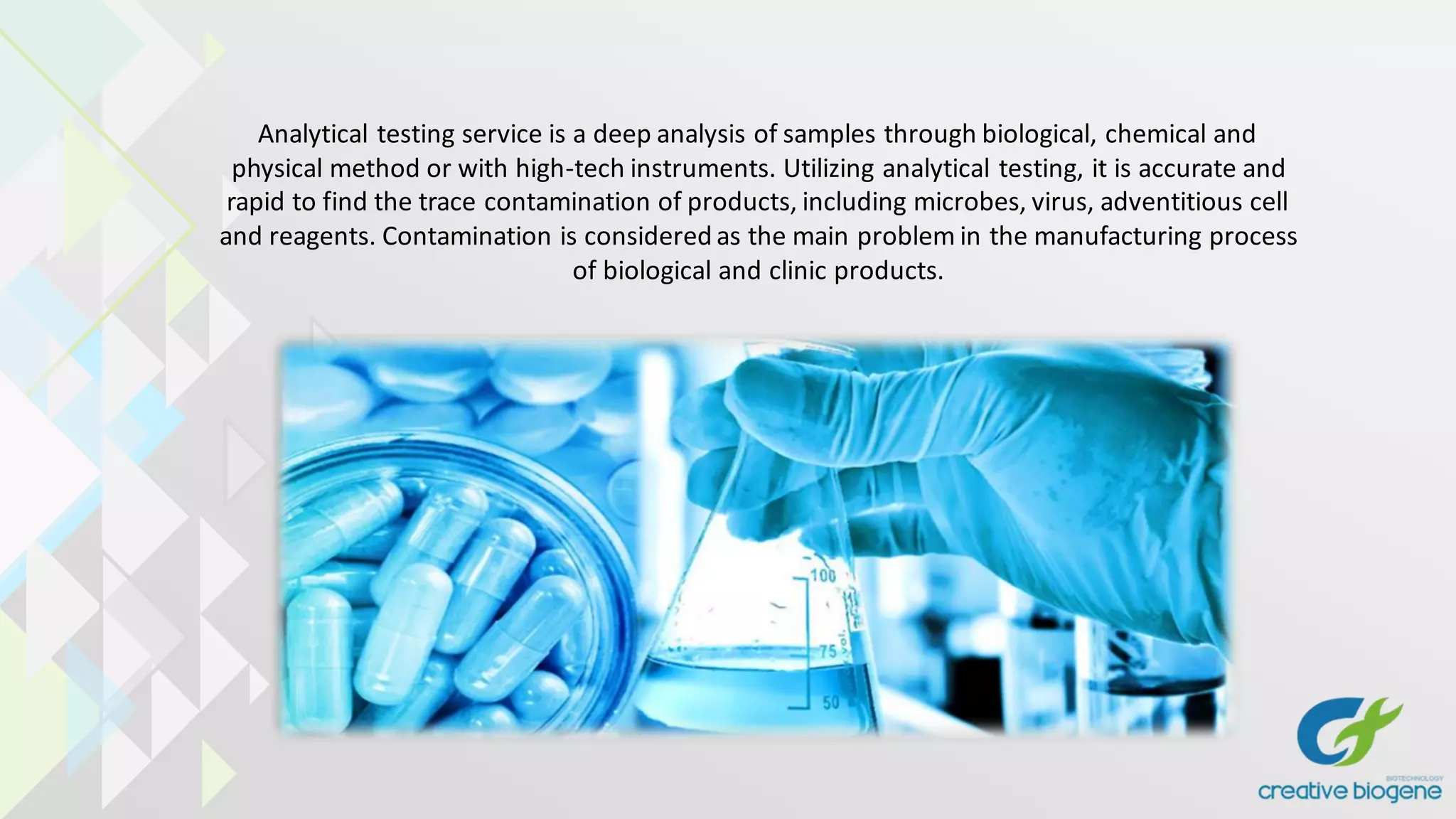 Analytical testing services | PDF