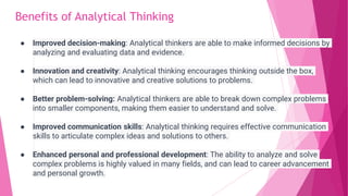 Mastering Analytical Thinking: A Comprehensive Guide to Problem-Solving ...