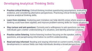 Mastering Analytical Thinking: A Comprehensive Guide to Problem-Solving ...