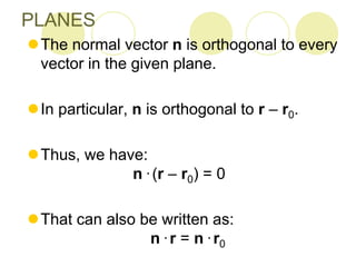Analytical Geometry in three dimension | PPT