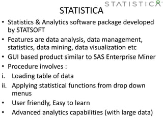 Analytical tools | PPTX