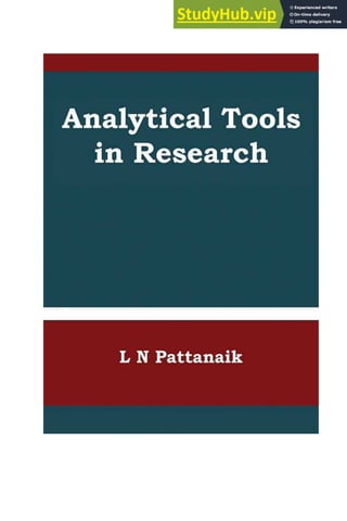 Analytical Tools In Research Sample Pages .Pdf