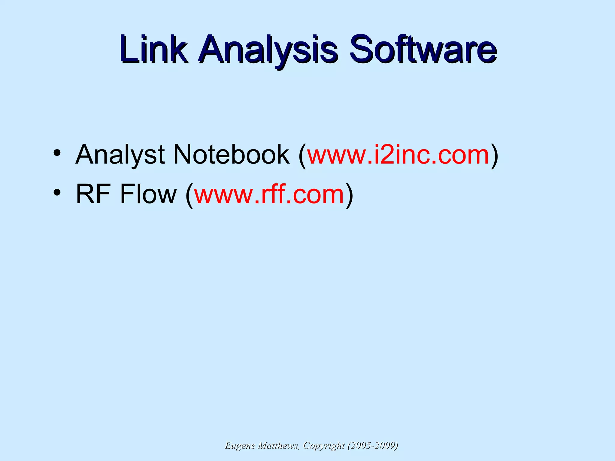 Analytical Tools Primer | PPT
