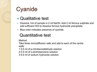 Analytical toxicology | PPTX