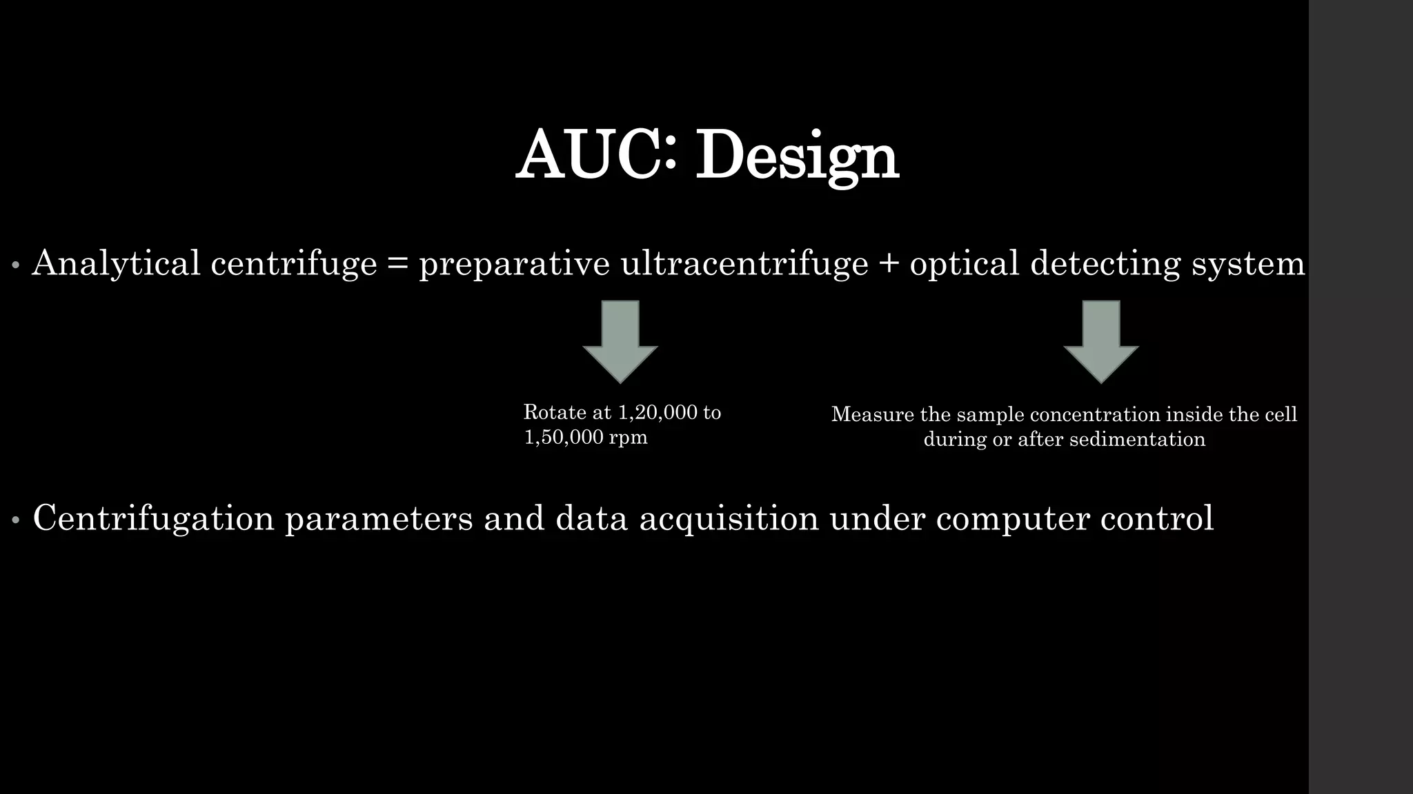 Analytical ultracentrifuge | PPTX