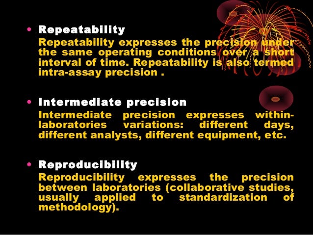 Analytical validation