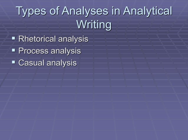 Analytical Writing.ppt