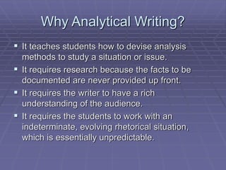 Analytical Writing.ppt