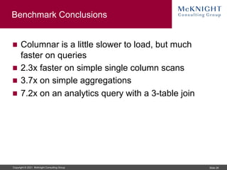 Analytic Platforms Should Be Columnar Orientation | PPT