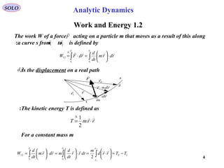 Analytic dynamics | PPT