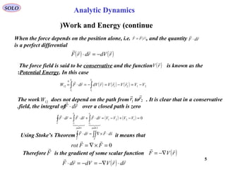 Analytic dynamics | PPT